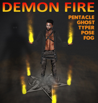 Second Life Marketplace - {Amazing} Demon fire (fog, ghost, pentagram ...
