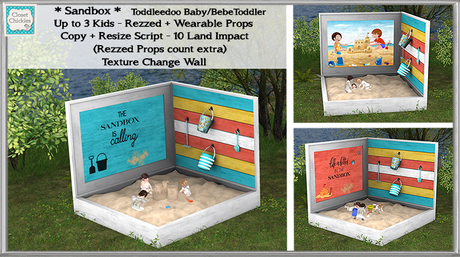 Second Life Marketplace - *CC* Sandbox (TDB/BebeToddler) [boxed]