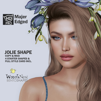 Second Life Marketplace - { wren's nest } Jolie Shape for Catwa Majer EDGED