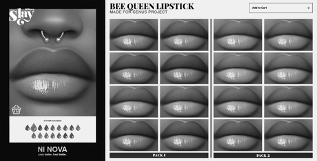 Second Life Marketplace - NI NOVA. Bee Queen (Genus) Pack 2 (DEMO 2)