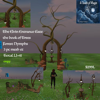 Second Life Marketplace - The elvin entrance to the sacred Book of ...