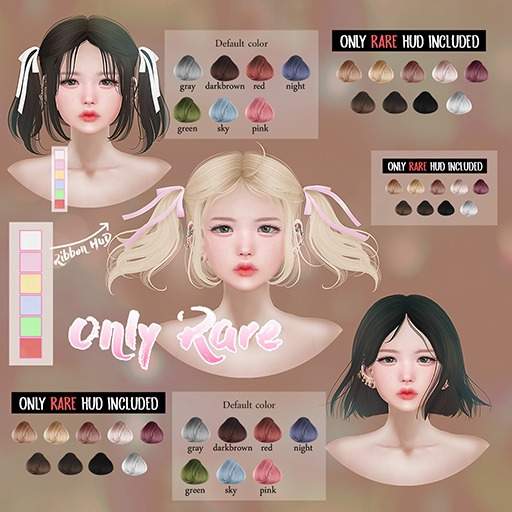 Second Life Marketplace - VCO HAIR _ Saturn [Pink]