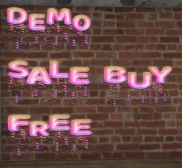 Second Life Marketplace - 4 Shop Signs