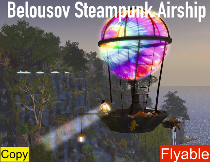 Second Life Marketplace - Belousov Steampunk Airship