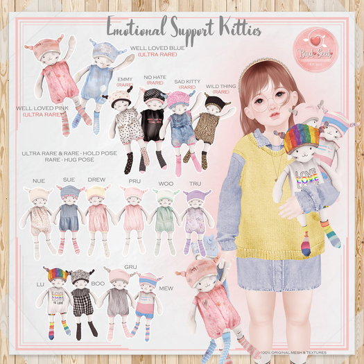 Second Life Marketplace - Emotional Support Kitty Boo