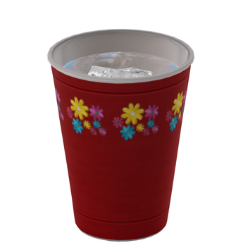 Second Life Marketplace - Crazy Daisy SOLO Cup RED (Boxed)