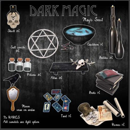 Second Life Marketplace - *May's Soul* Dark Magic Potions