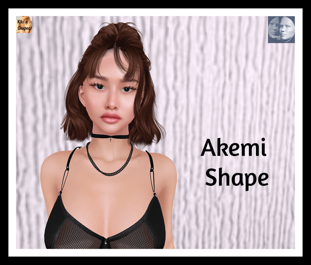 Second Life Marketplace - Akemi Shape for Genus Head - Classic Face W001