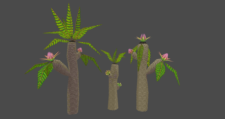 Second Life Marketplace - Trees Prehistoric Williamsonia with ground 02 ...