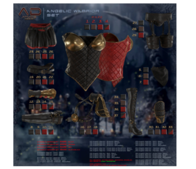 Second Life Marketplace - [AD] - Angelic Warrior - Bracers - MAITREYA - Brown