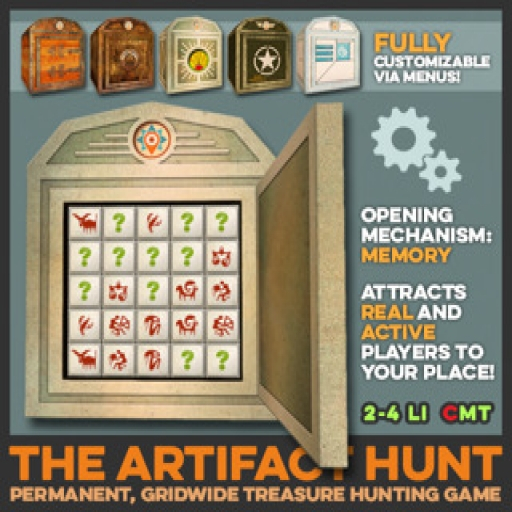 Second Life Marketplace - The Artifact Hunt - Memory game