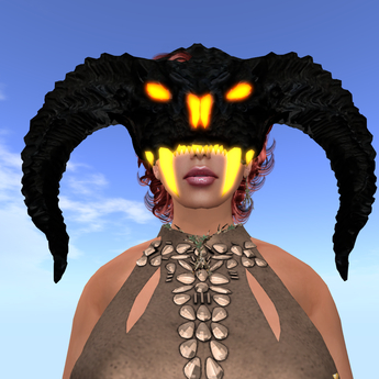 Second Life Marketplace - Horned Half Mask (Boxed)