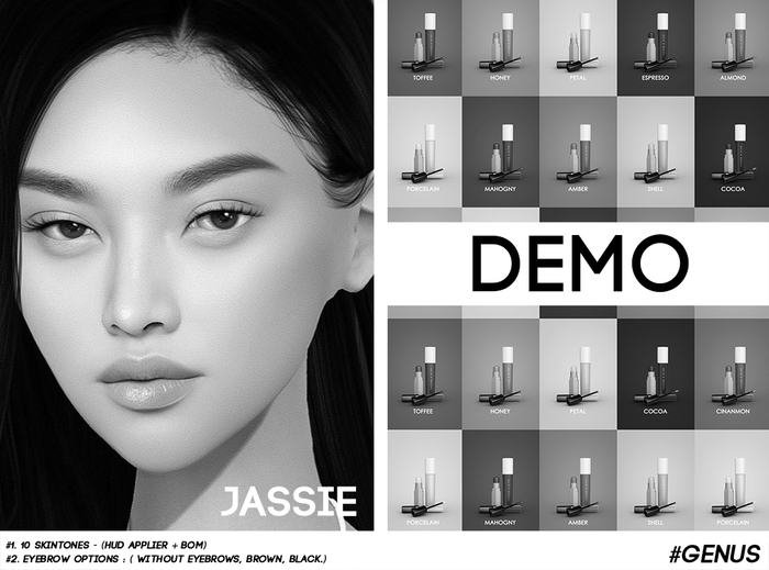 Second Life Marketplace - Bold & Beauty :: Jessie (Genus App) DEMO.