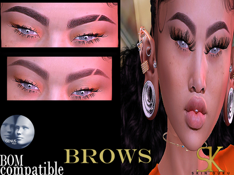 Second Life Marketplace - GlamGirl Brows with Cut