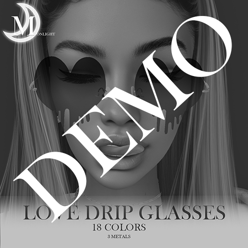 Second Life Marketplace - moonlight - Love Drip Glasses DEMO