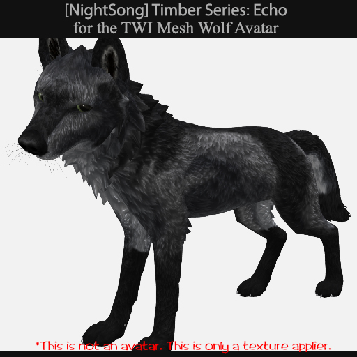 Second Life Marketplace - TWI Wolf Texture Timber Series: Echo