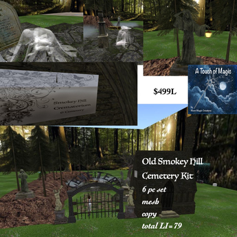 Second Life Marketplace - Old Smokey Hill Cemetary Kit-BOX