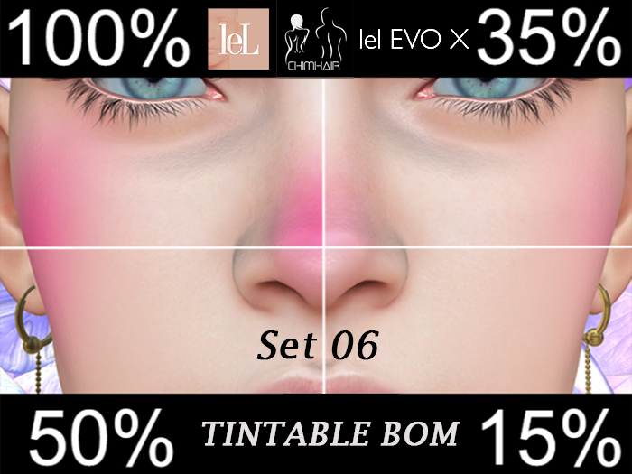 Second Life Marketplace Blush And Nose Blush Lelutka Evox Set 06 7582