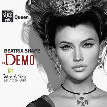 Second Life Marketplace - { wren's nest } Beatrix DEMO Shape for Catwa ...