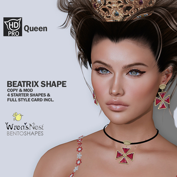 Second Life Marketplace - { wren's nest } Beatrix DEMO Shape for Catwa ...