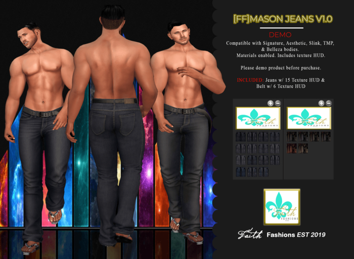 Second Life Marketplace - [FF]Mason Jean DEMO v1.0 Delivery HUD