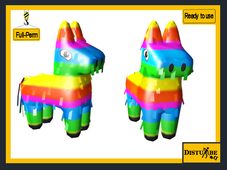 Second Life Marketplace - ::DisturbeD:: Kawaii Piñata - FULL PERM MESH