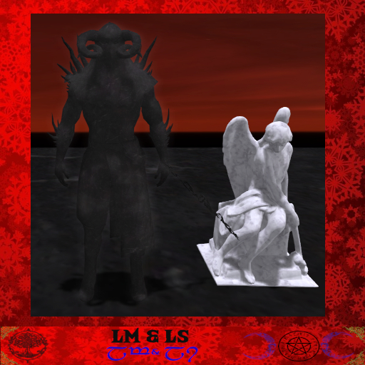 Second Life Marketplace - Angel demon hunter statue (Valentine's Day promo)