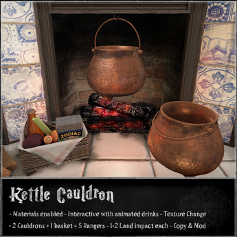 Second Life Marketplace - C&C - Kettle Cauldron