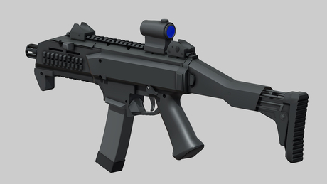 Second Life Marketplace - Tactical Small Submachine Gun CZ Scorpion EVO ...