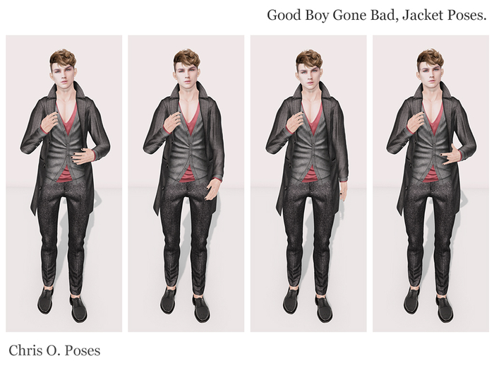 Second Life Marketplace - * Chris O. Poses - Good Boy Gone Bad Jacket ...