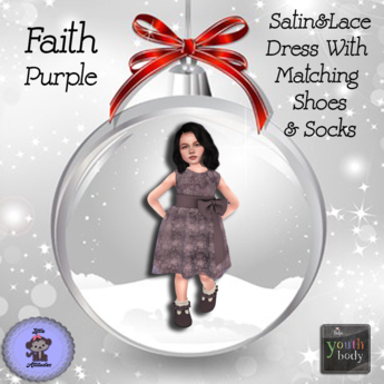 Second Life Marketplace - *LA* Faith Outfit Youth Purple (Add Me)