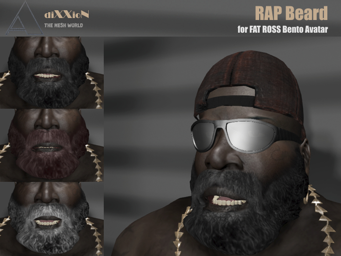 Second Life Marketplace - Fat Ross Rap Beard