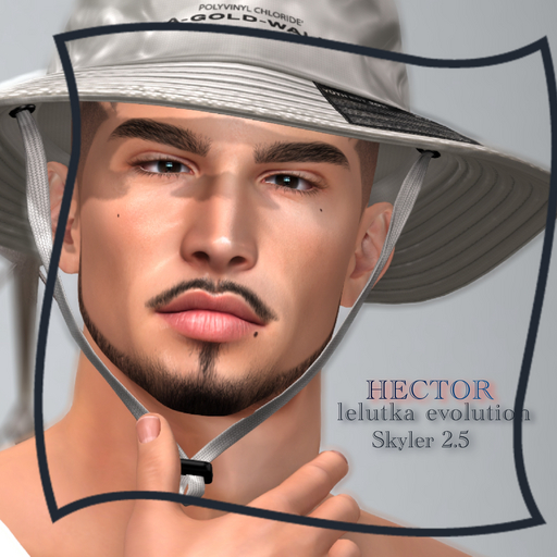 Second Life Marketplace - BLACK CHARM - HECTOR for LELUTKA SKYLER 2.5