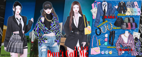 Second Life Marketplace - [V.C.LAB] Don't Call Me GACHA. common outfit ...