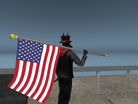 Second Life Marketplace - Anubis Industries - WEAPONIZED US FLAG