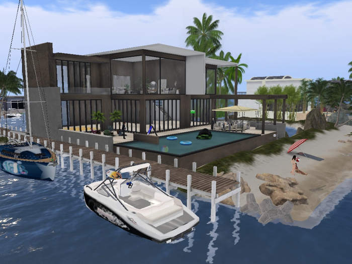 Second Life Marketplace - 5011 Contemporary Beach and Waterfront House ...