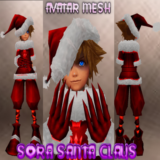 Second Life Marketplace - SANTA CLAUS AVATAR SORA MESH COMPLETE