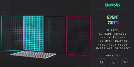 Second Life Marketplace - [snu:snu] Grid frame