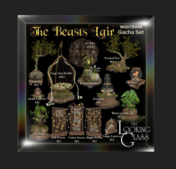 Second Life Marketplace - TLG - The Beasts Lair Cage Seat Boxed RARE