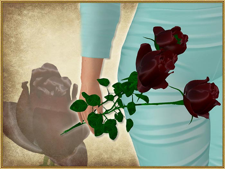 Second Life Marketplace - PLANT - Rose for my beloved - Dark red Set (1 ...