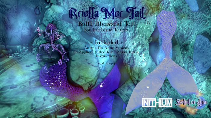 Second Life Marketplace - {Soleil et Lune} - Ariella Mer Tail - Kupra ...
