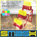 Second Life Marketplace - SMASH - Cyber Grass Display Set (Red)