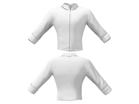 Second Life Marketplace - Full Perm Men's Short Rolled Sleves Formal ...