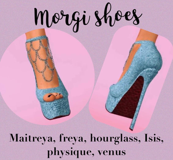 Second Life Marketplace - *Morgi Shoes* Blue Belle Jeans