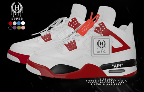Second Life Marketplace - [HYPED] J4s RED/W- UNPACK