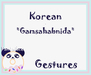 Second Life Marketplace - *PF* Korean Gesture - Gamsahabnida