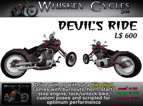 Second Life Marketplace - Devil's Ride (boxed)