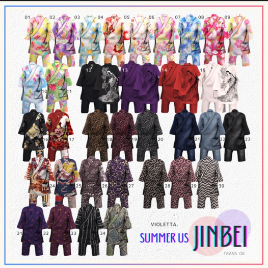 Second Life Marketplace - #18 violetta. Summer Us JINBEI BOX