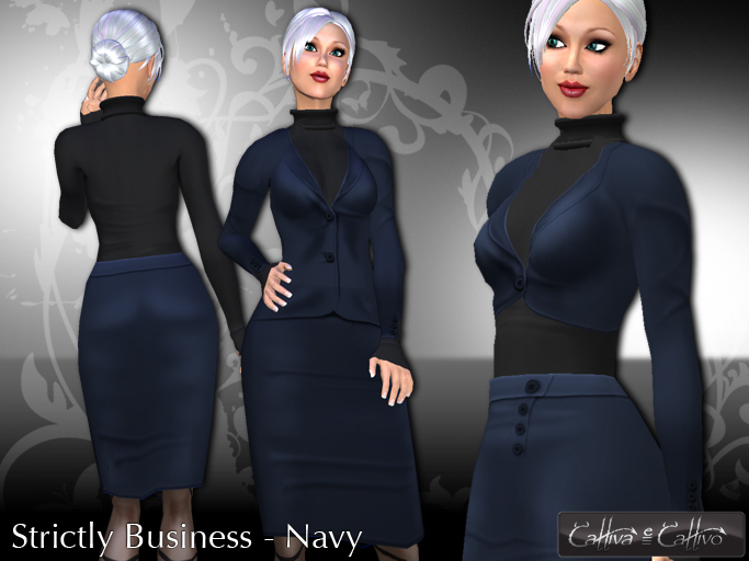 Second Life Marketplace - women's business suit, business outfit ...