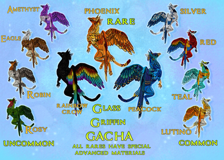 Second Life Marketplace - K9nnor - Glass Griffin - Bald Eagle UNCOMMON ...